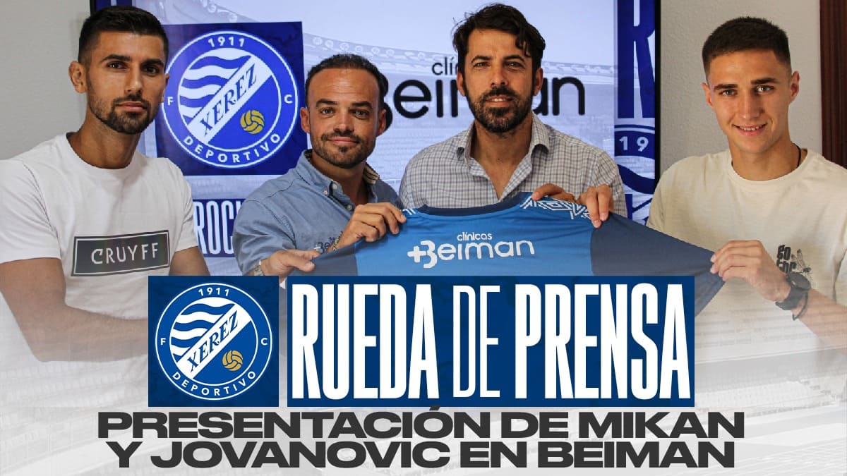Presentación de Jovanovic y Mikan en Clínicas Beiman - Xerez Deportivo ...